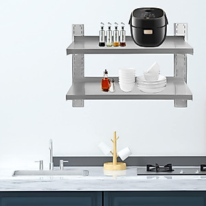 YIYIBYUS Wall-Mounted Shelf,Commercial Wall Mounted Floating Shelving (47.2 * 12.6 inch)
