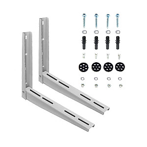AC parts Wall Mounting Bracket for Mini Split Air Conditioner Condensing Unit，Heat Pump，1-5P, Support up to 350lbs, Universal (9000-36000 btu)