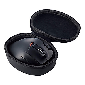 ELECOM Official Hard EVA Travel Protection Storage Case Replacement for M-XT2&3 Series, Wired / Wireless Thumb Control Trackball Mouse, Ergonomic Design, Optical Gaming Sensor - Case Only (BMA-XT2BK)