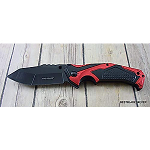 8.5 Inch Open Folding Pocket Knife With Clip Outdoor Survival Hunting Knife for Camping by Survival Steel