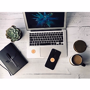 Energydots smartDOT | EMF Support for Electro-Stress from Wireless Devices – Cell Phones, Laptops, Wi-fi Routers | Orange, 5 Pack