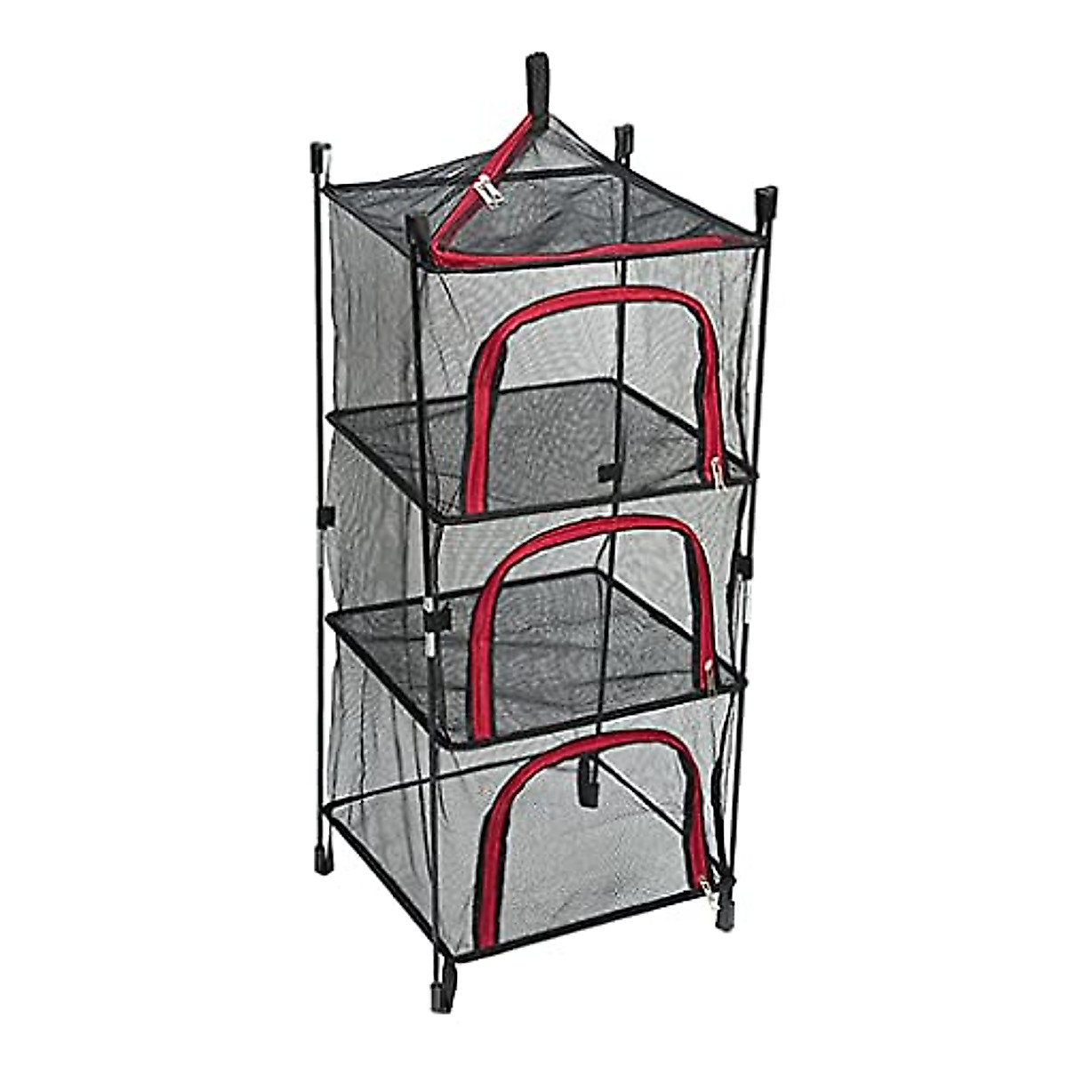 Tongina Camping Drying Mesh Rack for Cookware Organizer Dryer Storage Net Basket