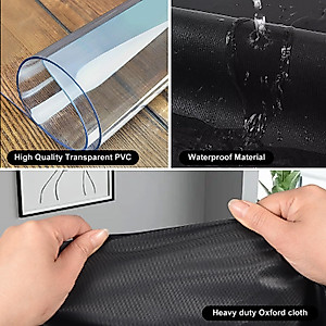 Sowokdon Bun Pan Sheet Rack Cover,Bread Speed Rack Cover,Fit 20 Tier / 10 Tier Bakery Rack for Home Kitchen Commercial Pizza Rack with Zipper(Transparent Panels with Breathable Mesh Vent- 20-Tier)