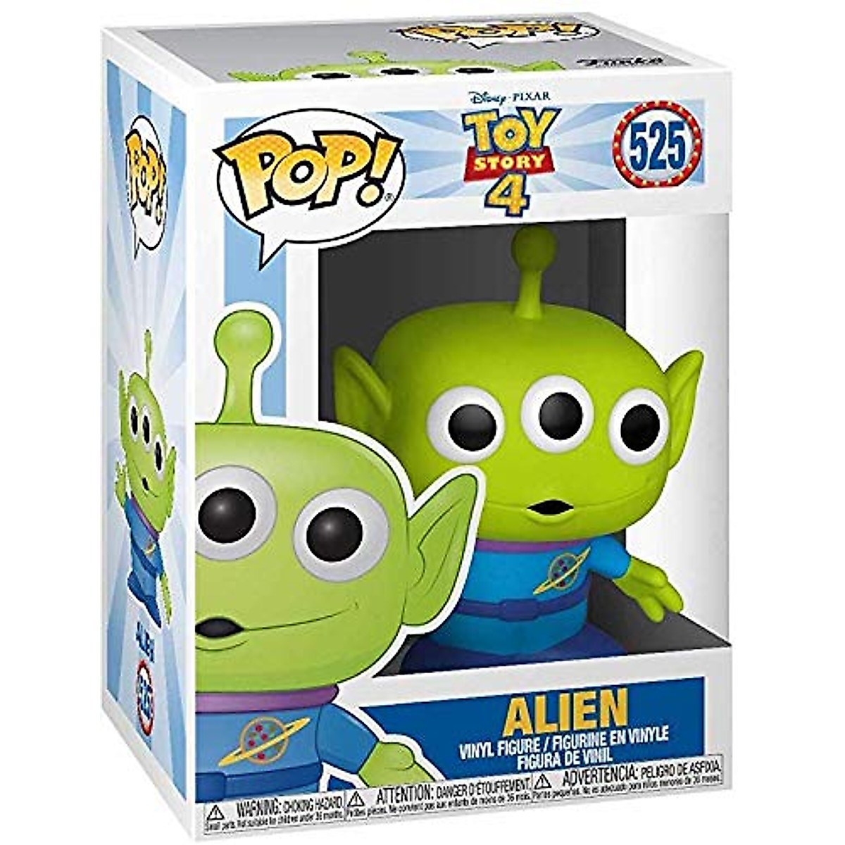 Disney Pixar: Toy Story 4 - Alien Funko Pop! Vinyl Figure (Includes Compatible Pop Box Protector Case)