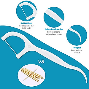 Dental Floss Portable Case Dental Floss Dispenser Automatic Dental Floss Picks Cases for Teeth Cleaning,Specialized Floss(Black+White)