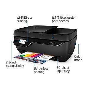 HP OfficeJet 3833 All-in-One Printer, HP Instant Ink, Works with Alexa (K7V37A)