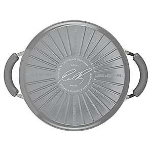 Rachael Ray Get Cooking! Nonstick Cookware Pots and Pans Set, Includes Baking Pan and Cooking Tools, 12 Piece - Gray