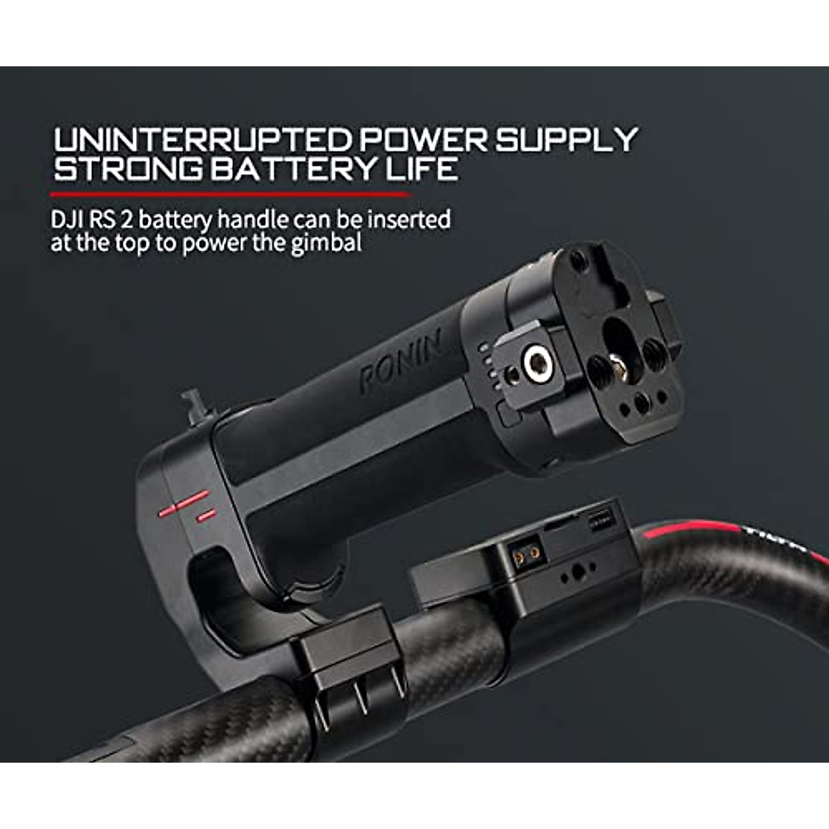 Tilta Advanced Ring Grip for RS 3 PRO/RS 2 | Increased Stability, Control RS 2 Gimbal, Nucleus M, Nano, and DJI Wireless Follow Focus Motors via Control Handles| TGA-ARG