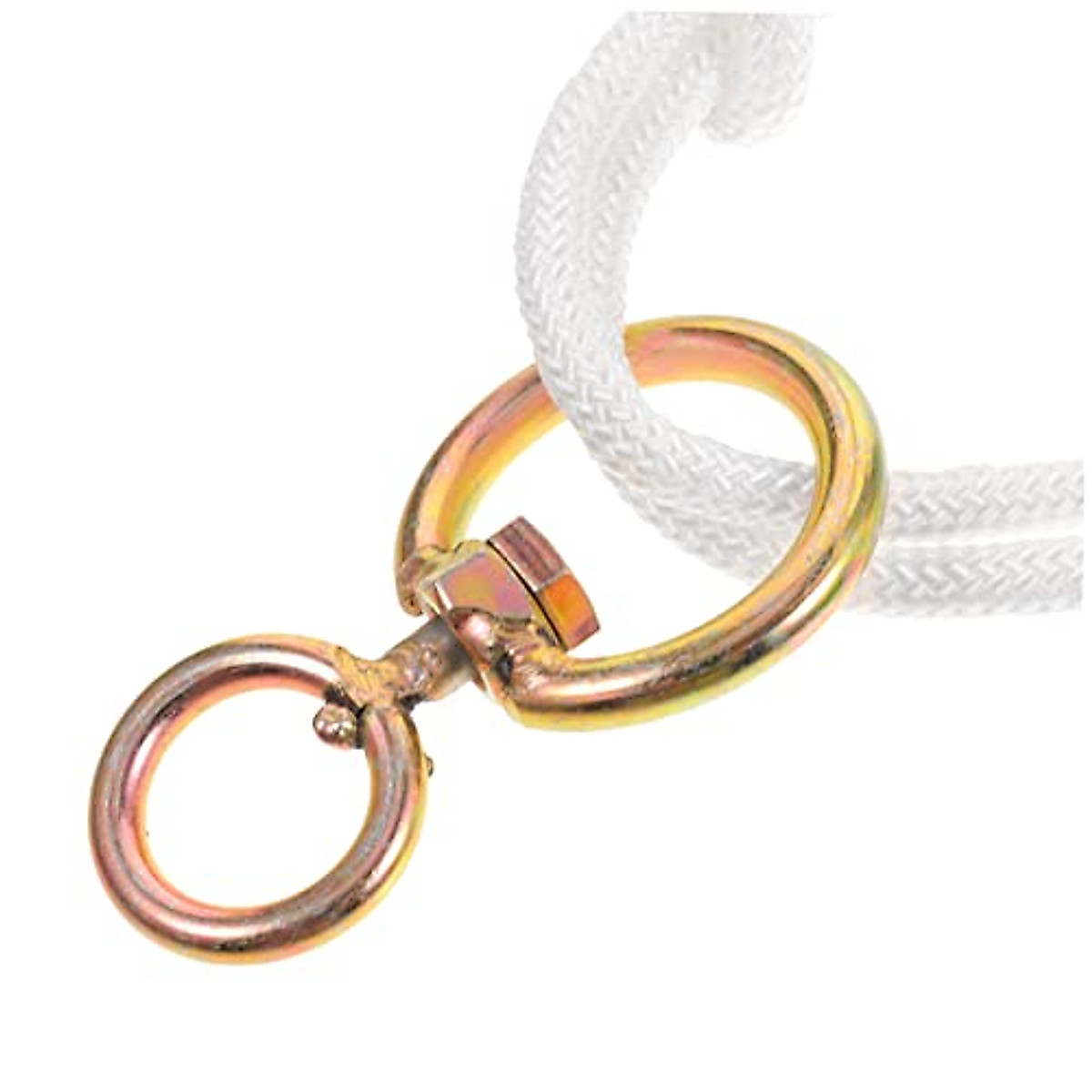 Toddmomy 2pcs Bull Bridle Cowboys Lanyard halters for Horses bitless Bridle Poly Rope Goat Halter Outdoor Cattle Halter Cattle Cattle Bridle Iron Hanging Neck White Supplies