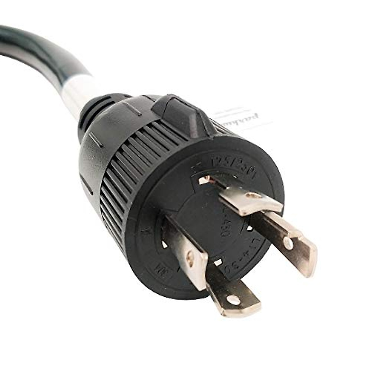 Parkworld 60462 Generator 30 amp Splitter L14-30P Male to (2) L14-30R Female, Locking 4-Prong 30 AMP Y Adapter Cord