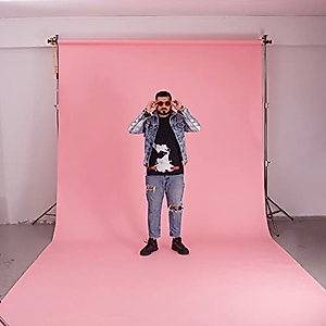 Phsureo Seamless Photo Photography Backdrop Paper, Photo Background Paper Roll (Jet Black, 81'' x 32')