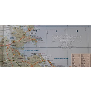 1. Germany Travel Reference Map 1:650,000