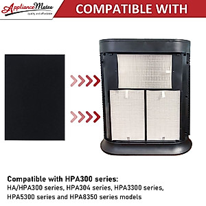 HRF-A300 Pre Filter A Replacement for Honeywell HPA300 Series HEPA Air Purifier, 6-Pack Pre-Cut Carbon Pre Filter