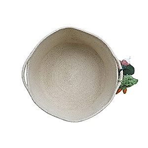 Lorena Canals |Basket Veggies. For Nurseries, Playrooms, Bedrooms. Handmade in 100% Cotton. Size: 9" x 1' x 1'