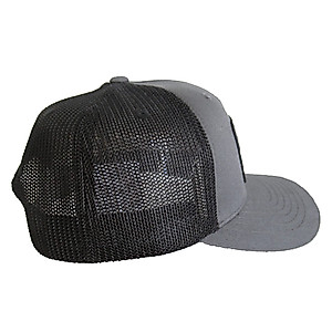 DEWALT Men's Oakdale Patch Trucker Hat (Grey/Black)