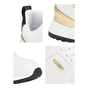 Guess Women's KADLIN Sneaker, White 140, 10