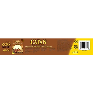 CATAN Treasures, Dragons and Adventurers Scenario Expansion - Strategy Board Game, Family Game for Kids & Adults, Ages 12+, 3-4 Players, 60-180 Minute Playtime, Made by CATAN Studio