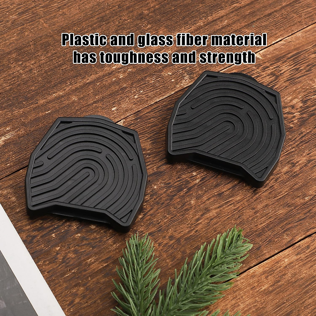 2pcs Pedal Converter, Bike Pedal Converters Clipless Pedal Converter Pedal Converters Compatible with Peloton Bike Replacement Pedals Adapter for Original Bike (Black)