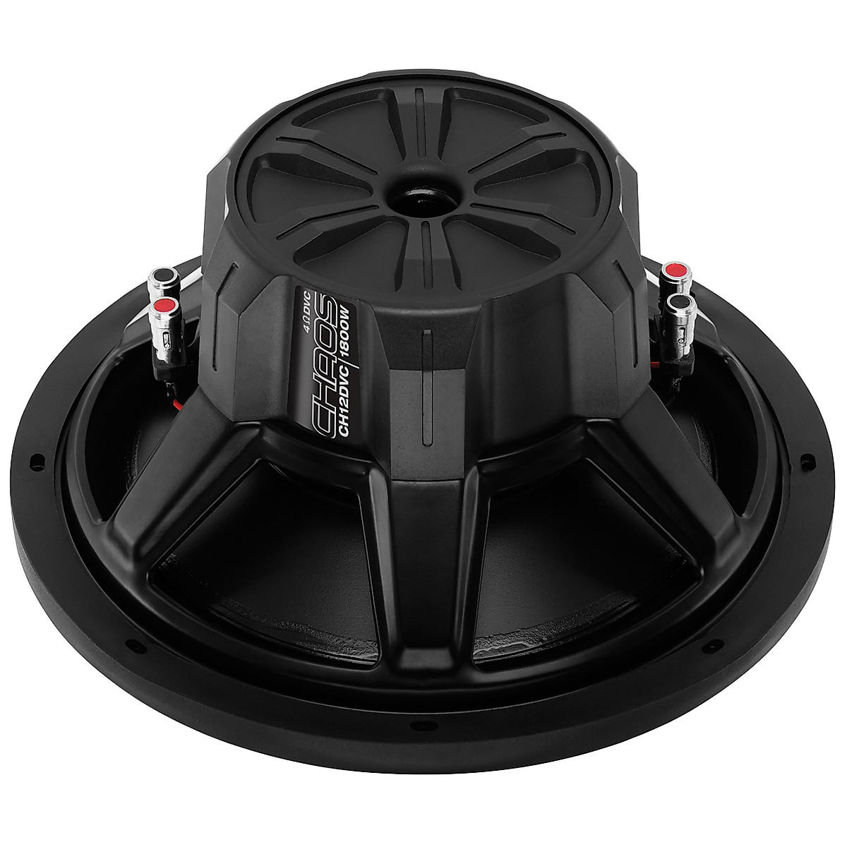 BOSS Audio Systems CH12DVC Chaos Series 12 Inch Car Subwoofer - 1800 Watts Max, Dual 4 Ohm Voice Coil, Sold Individually, Hook Up to Amp