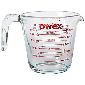 Pyrex -2 Prepware 2 Glass Measuring Cup