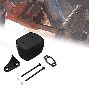 AILEETE Exhaust Muffler Gasket Bolts Nuts Kit for Husqvarna 50, 51, 51 EPA, 55, 55 EU1, 55 EPA, 55 Rancher, 154, 254 Chainsaws, Replaces 503749103 & 503749101