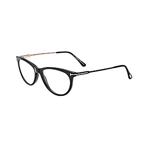 Tom Ford Oval Eyeglasses TF5509 001 Black/Gold 54mm FT5509