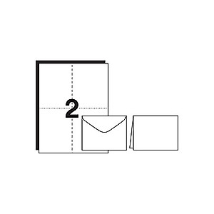 Avery Printable Note Cards, 4.25" x 5.5", Inkjet Printable, 60 Blank Cards and Envelopes (8315)