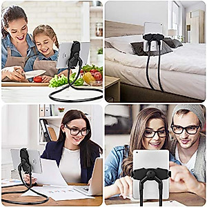 B-Land Cell Phone Holder, Tablet Holder iPad Stand Universal Phone Stand, Lazy Bracket, DIY Flexible Gooseneck Mounts with Multiple Function
