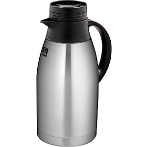 Zojirushi Stainless Steel Vacuum Carafe with Brew-Thru Lid, 64-Ounce, Black
