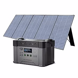 ALLPOWERS Solar Generator with Panels Included 2000W Portable Power Station with Portable Solar Panel 400W, Solar Power for Van House Outdoor Camping Emergency