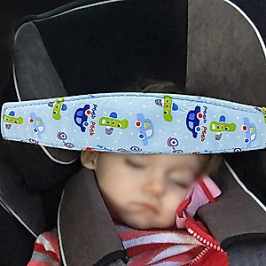 Baby Carseat Head Support, Car Seat Straps Pillow Support Ban, Stroller Neck Relief Strap Headrest, Stroller Carseat Sleeping Baby Carseat Head Support for Toddler Infants Child Children Kids