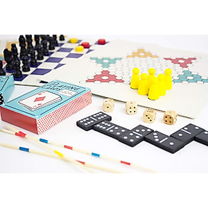 The Indoor Boredom Box - Huge Games & Puzzles Set - Over 250 Activities from Classic Board Games to lateral Thinking Puzzles