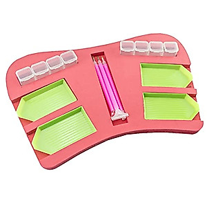 10pcs Craft Rhinestone Diamond Tool Holder Organizer Drills DIY Accessories Full Art Tray Painting Storage Drill