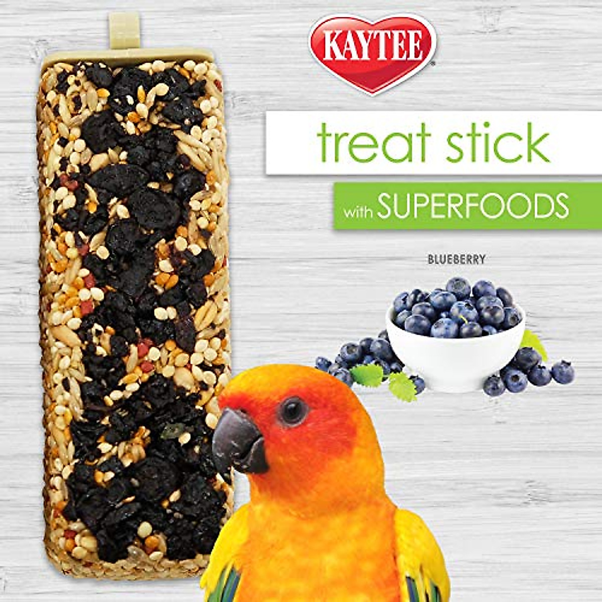 Kaytee Avian Superfood Treat Stick Blueberry 5.5 Ounces