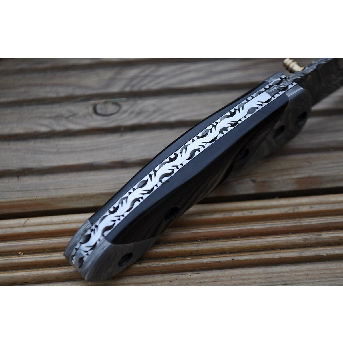 Perkin - Handmade Damascus Pocket Knife - Beautiful Folding Knife