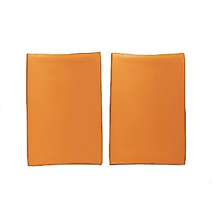 TSE Safety TSE-PPKS TSE-PRO Heavy Duty Padding Pocket Knee Savers with Extra Thick Foam Cushion, Soft Inner Liner, Adjustable One Size, Hi-Viz Orange