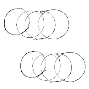 JYsun Viola Strings 2 Full Sets A D G C with Stainless Steel Core Nickel-Plated Ball-End Nickel Chromium Wound