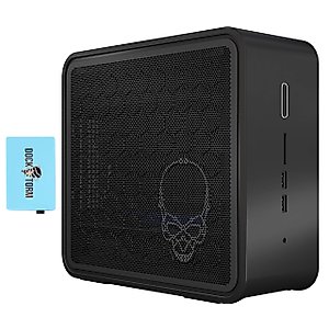 Intel NUC BXNUC9i5QNX1 Home & Business Mini Desktop i5-9300H 4-Core 2.40GHz, 16GB RAM, 1TB PCIe SSD, UHD 630, WiFi 6, BT 5.2, HDMI, USB 3.1, SD Card, Win 10P w/Hub