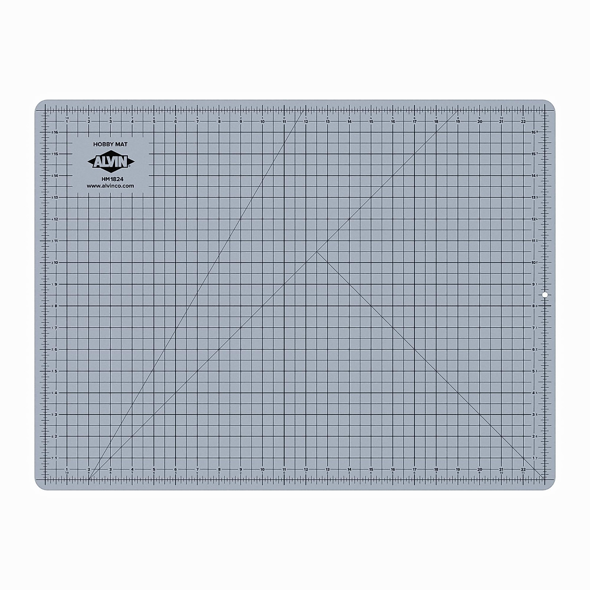 ALVIN Cutting Mat Series Self-Healing Hobby Mat 18"x24" Model HM1824 Reversible, Gridded on Both Sides, for Rotary or Utility Knife 18 x 24 inches