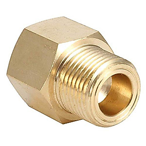 CO2 Cylinder Tank W21.8 to CGA320 Adapter Converter for Aquarium Fish Tank,1.1inch