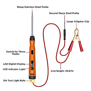 Test Light Automotive Circuit Tester Multimeter Tester Voltage Tester