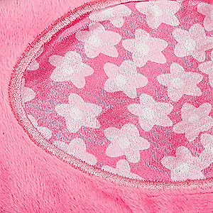 Inchant Taggy Soothing Security Blanket Plum Blossom Baby Velvet Comforter - Pink