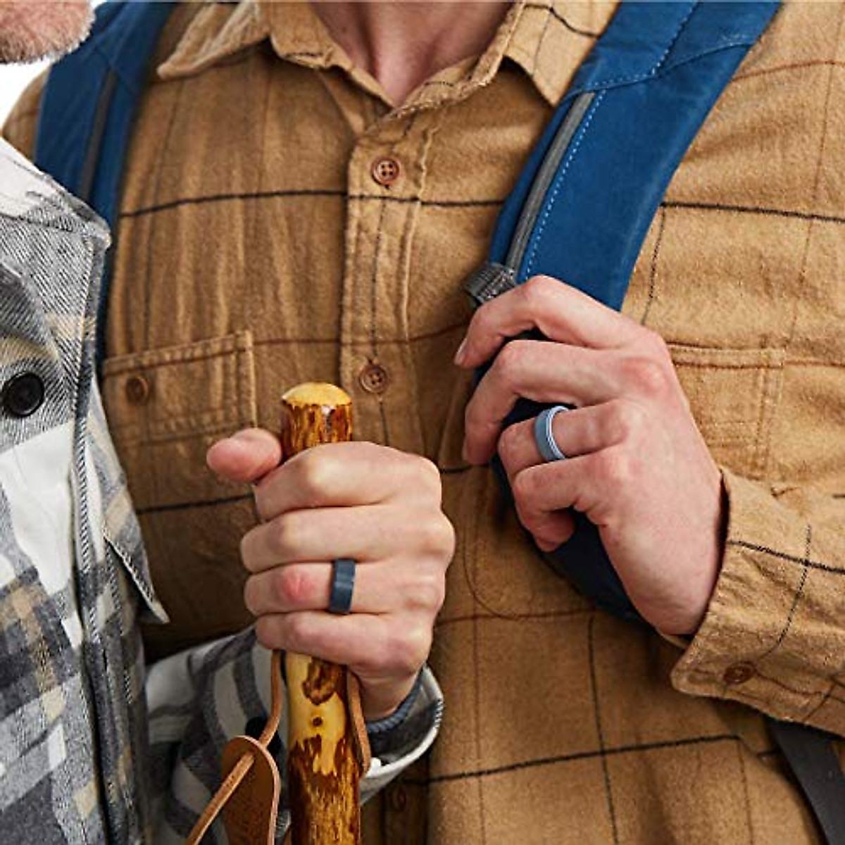 Enso Rings Thin Rise Silicone Ring - Timeless With a Twist - Made in the USA - Comfortable, Breathable, and Safe (Turquoise, 6)