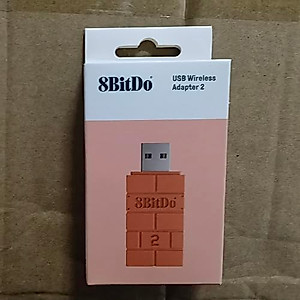 8Bitdo Adapter 2 USB Wireless Switch Controller for Windows, Mac & Raspberry Pi, Compatible with Xbox Series X & S Controller, Xbox One Bluetooth Controller, PS5/PS4/PS3 Controller