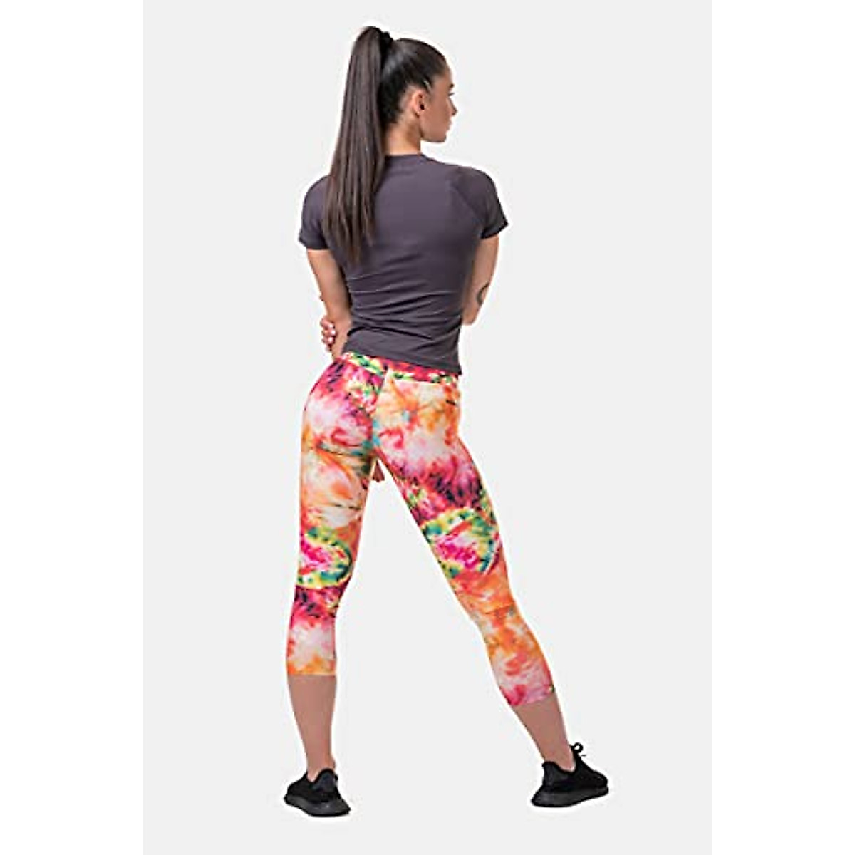NEBBIA Be Your Own Hero 7/8 Length Leggings 574 Rainbow
