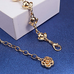 Suyi Gold Chain Belts for Women Rhinestone Waist Chain for Dress Plus Size 135CM Gold