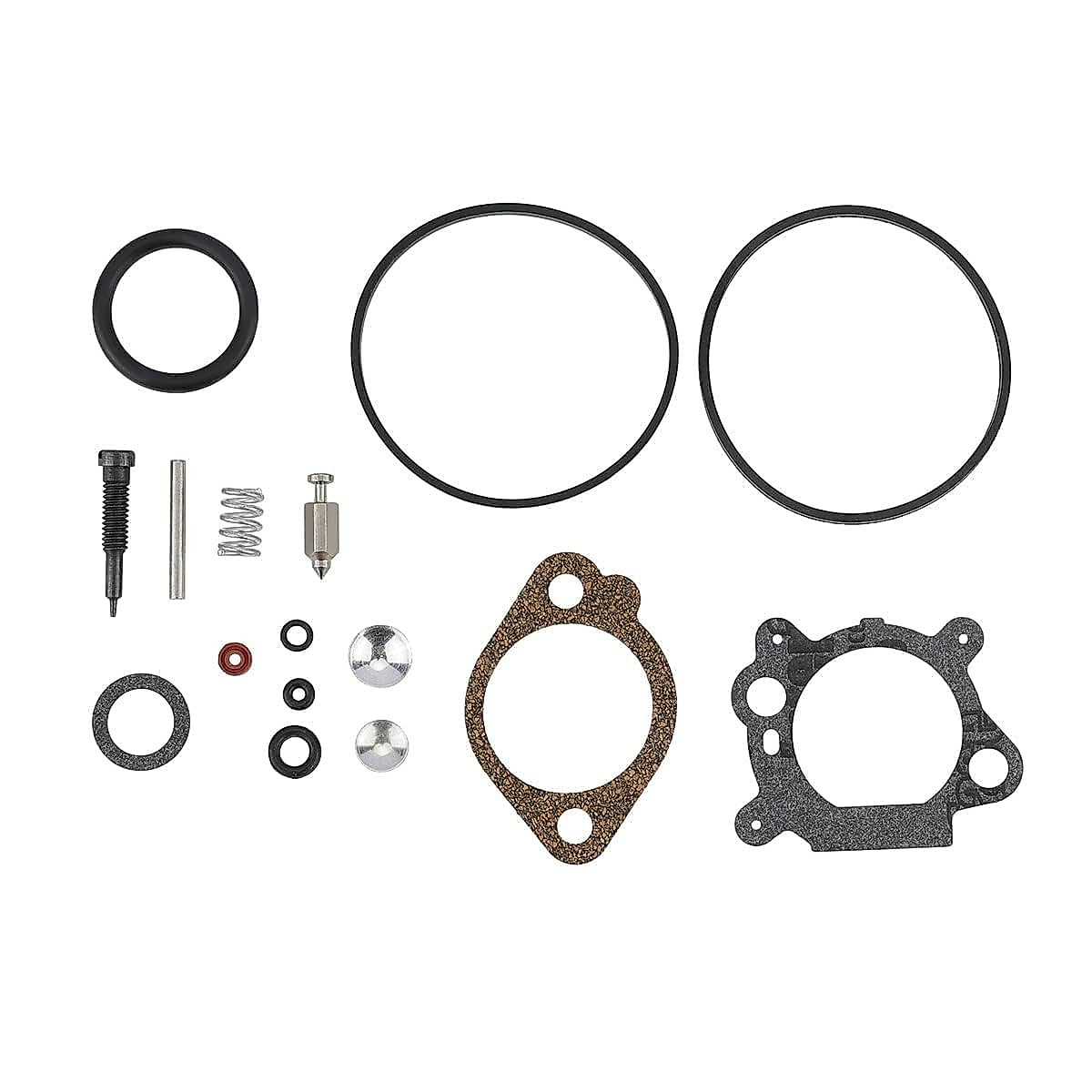 Buckbock 498260 Carburetor Overhaul Kit and Float Bowl for Briggs and Stratton 498260 498261 796611 493762 492495 493640 490937 398183 for 20-141-1 20-141 Carb Fit for 3.5 4HP Max Series Engine