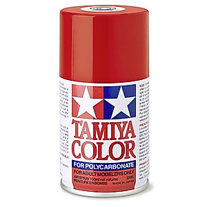 Tamiya 86034 PS-34 Bright Red Spray Paint, 100ml Spray Can