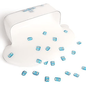 XILYPELY Butter Slime 3 Pack Clear Crystal Putty Slime Kit for Girls, DIY Sensory Stress Relief Toys, Soft Non-Sticky and Glossy Crunchy Bubble Slime Supplies, Surprise Birthday Party Favors