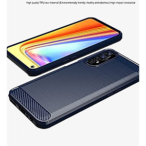 for Oppo Realme 7 Case, Realme 7i Case,Realme 7 Pro Case,TPU Shock Absorption Technology Raised Bezel Protective for Oppo Realme 7 / Realme 7i / Realme 7 Pro Phone Case (Blue,for Oppo Realme 7 Pro)